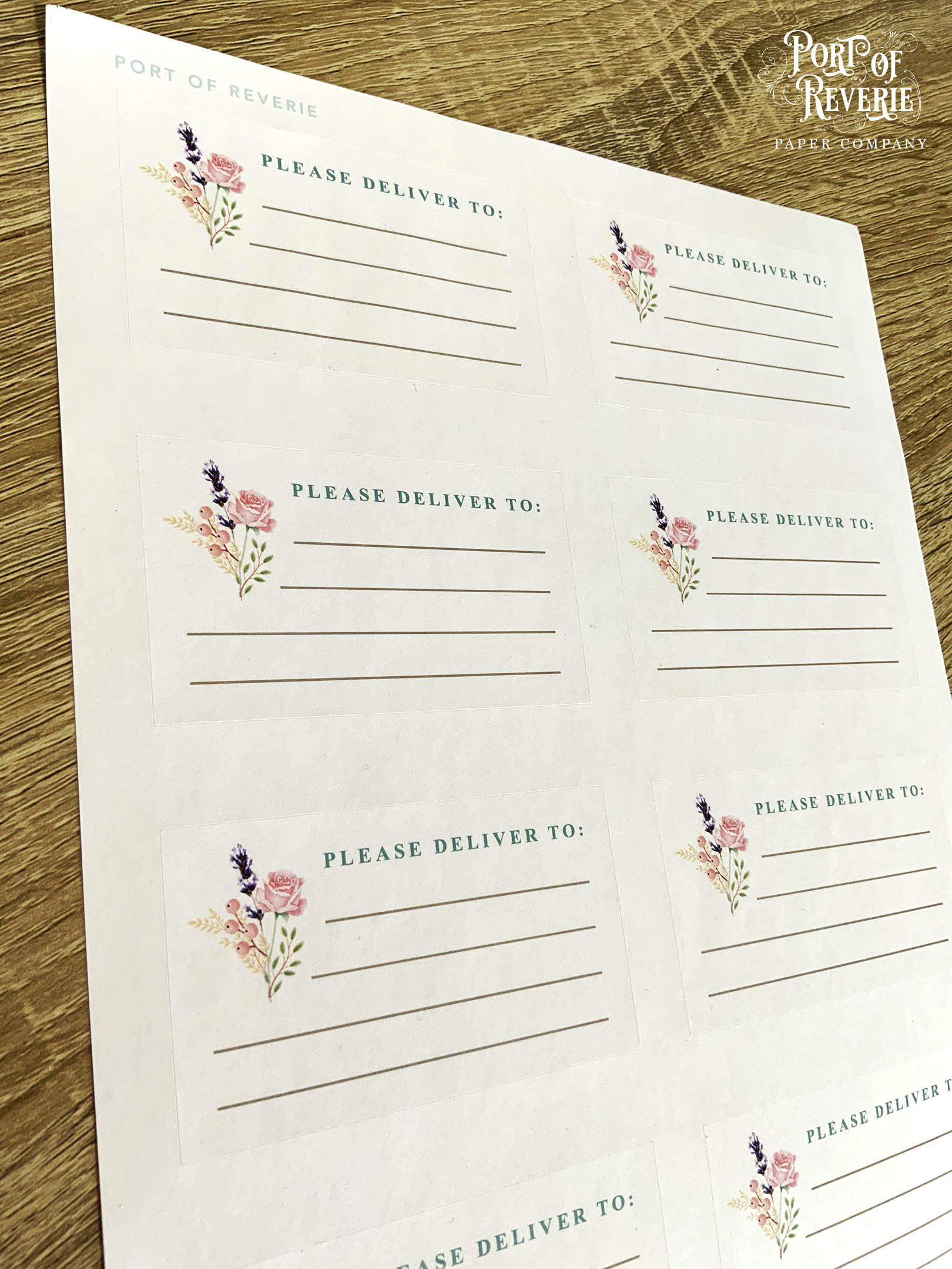 Deliver to Stickers and Mailing Labels Pack of 16 Blank | Etsy