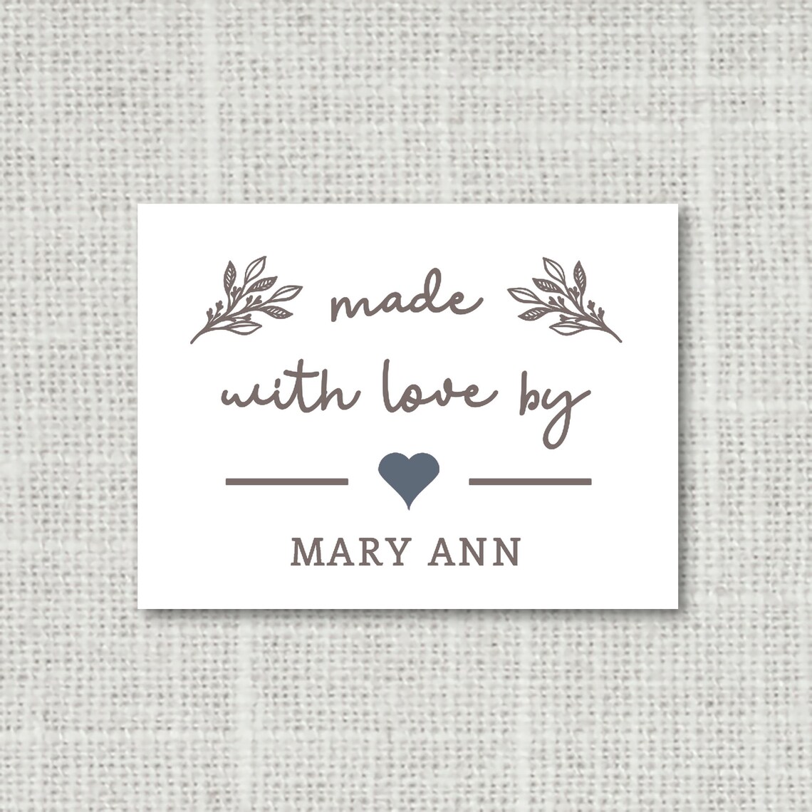 Custom Made With Love Stickers, Handmade With Love, Set of 28 Custom ...