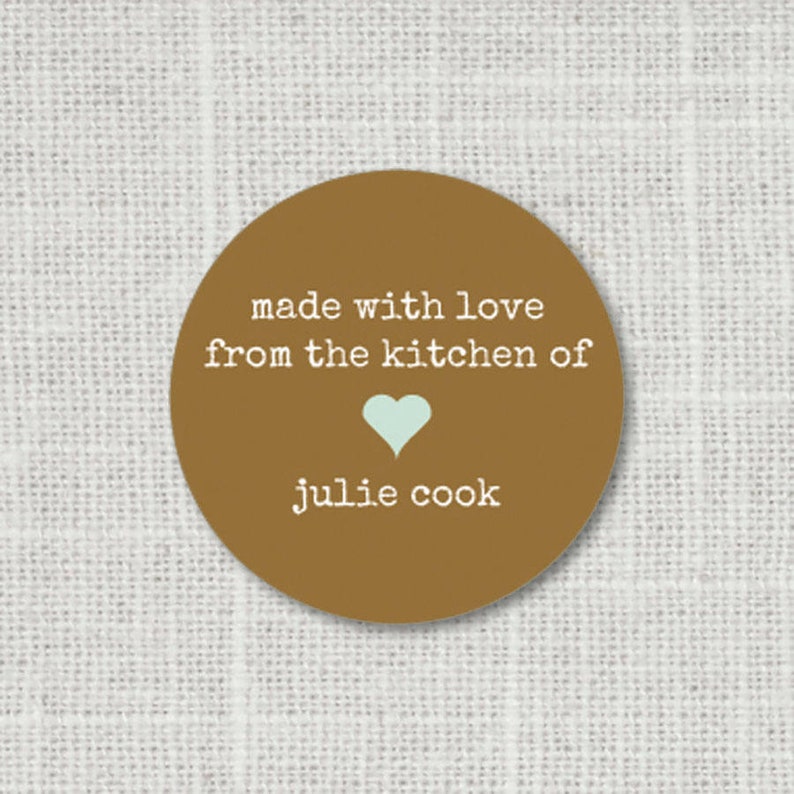 From the Kitchen of Stickers Made With Love Stickers | Etsy