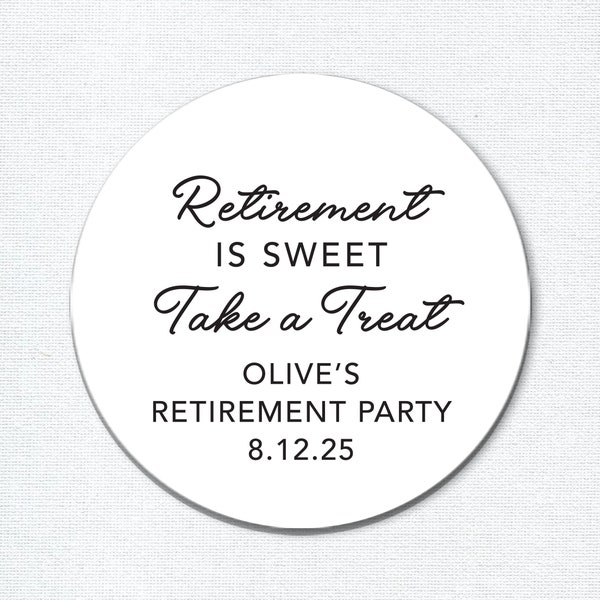 Retirement Sticker - Etsy
