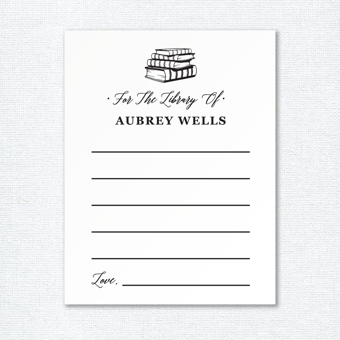 Personalized Bookplate Stickers With Books Set of 8 Custom - Etsy