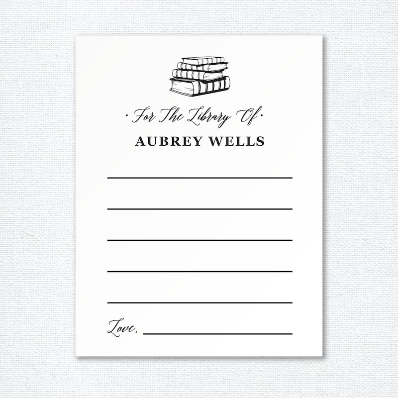 Personalized Bookplate Set - Etsy