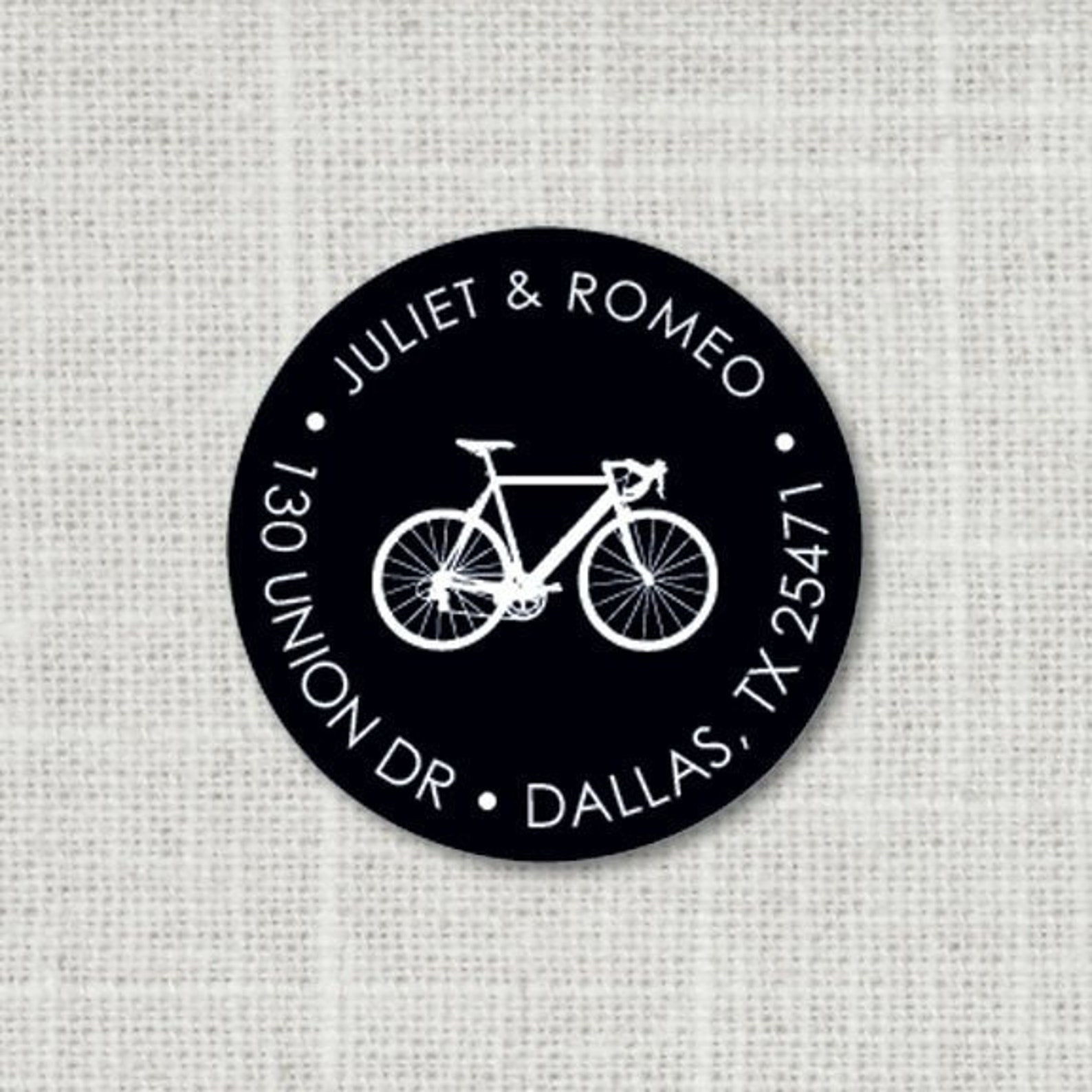 Bicycle Address Stickers, Modern Bike Return Address Labels, Bike ...