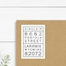 Modern Address Stickers, Return Address Labels, Set of 28 Personalized ...