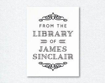 Custom Book Labels, Bee Bookplate for Children, From the Library of ...