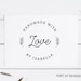 Handmade With Love Stamp, Made With Love Stamp, Small Business Crafter ...