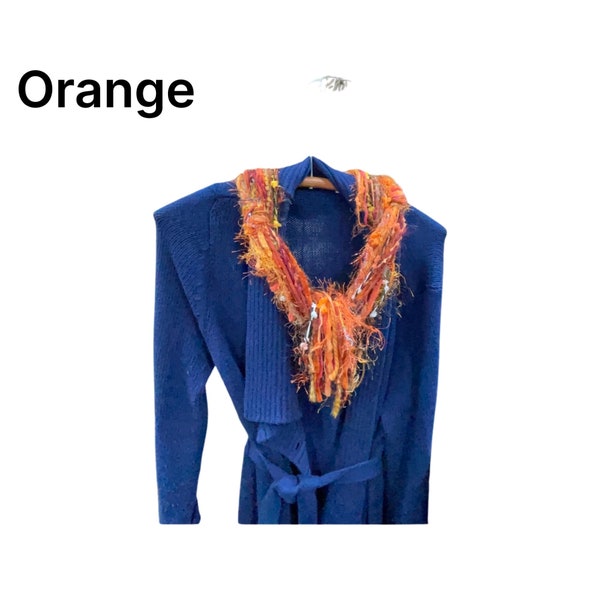 Orange Scarf Yarn - Etsy