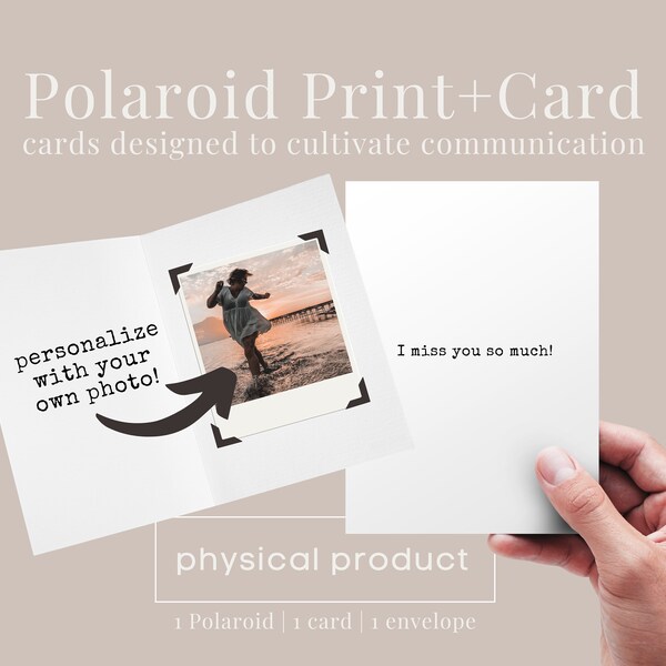 Polaroid Card - Etsy