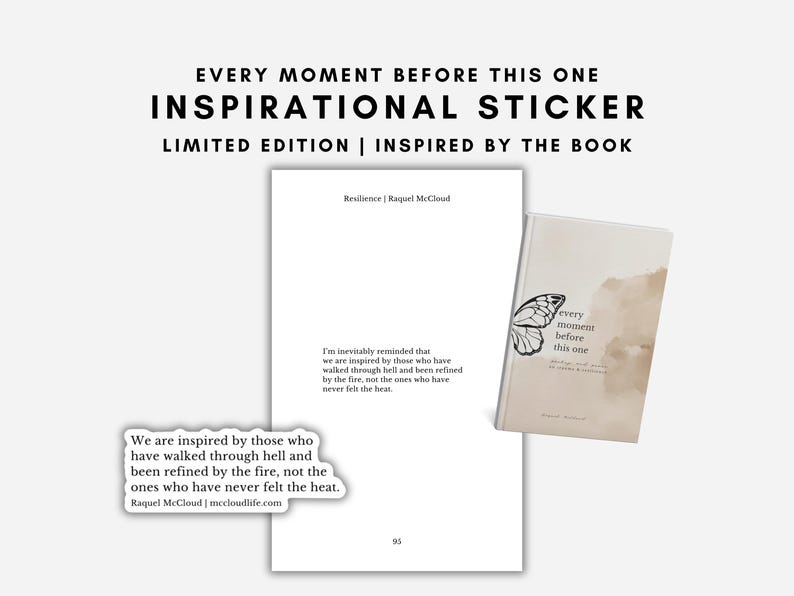 Vinyl Sticker, Decal, Resilient, Resilience, Inspirational, Inspired ...