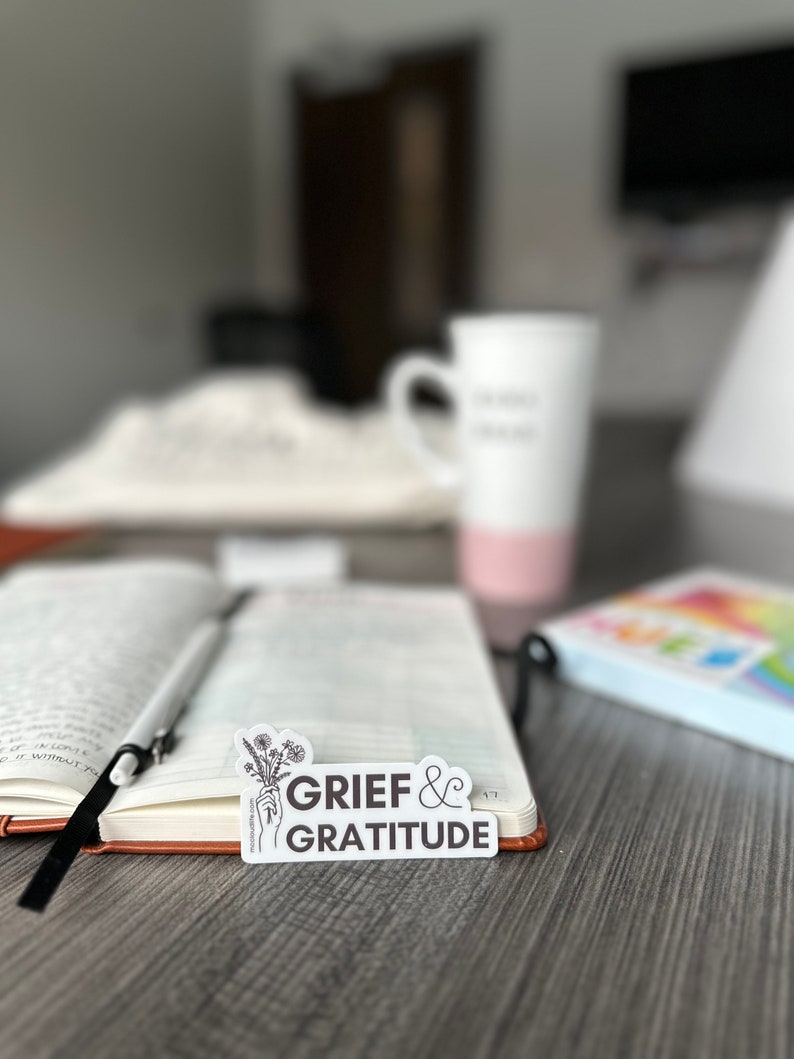 Grief & Gratitude Vinyl Sticker, Decal, Adoption, Birthmother, Birth ...