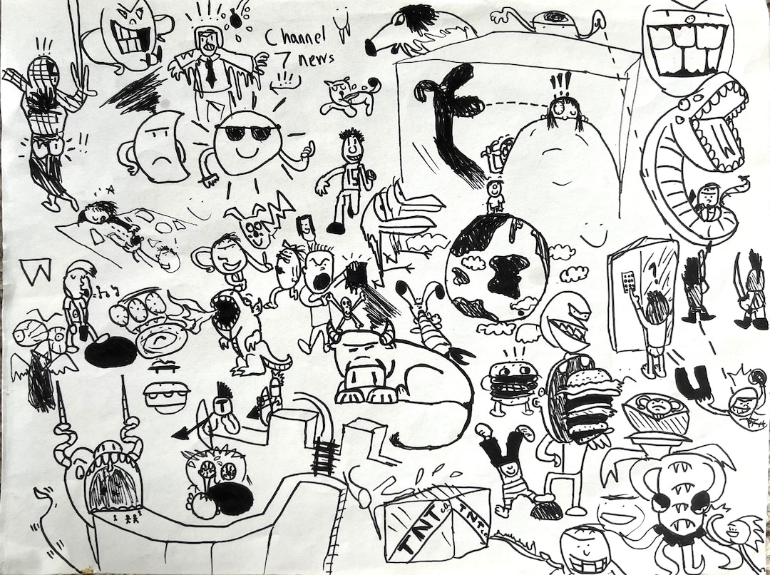 Doodle, Doodle, Doo!!! - Etsy