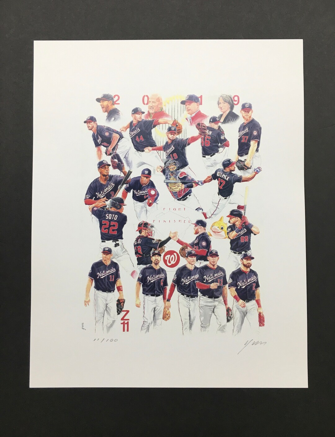 NEW Nationals 2019 WS Champions Print - Etsy
