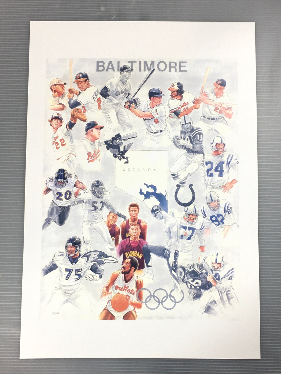 Baltimore Legends Print - Etsy