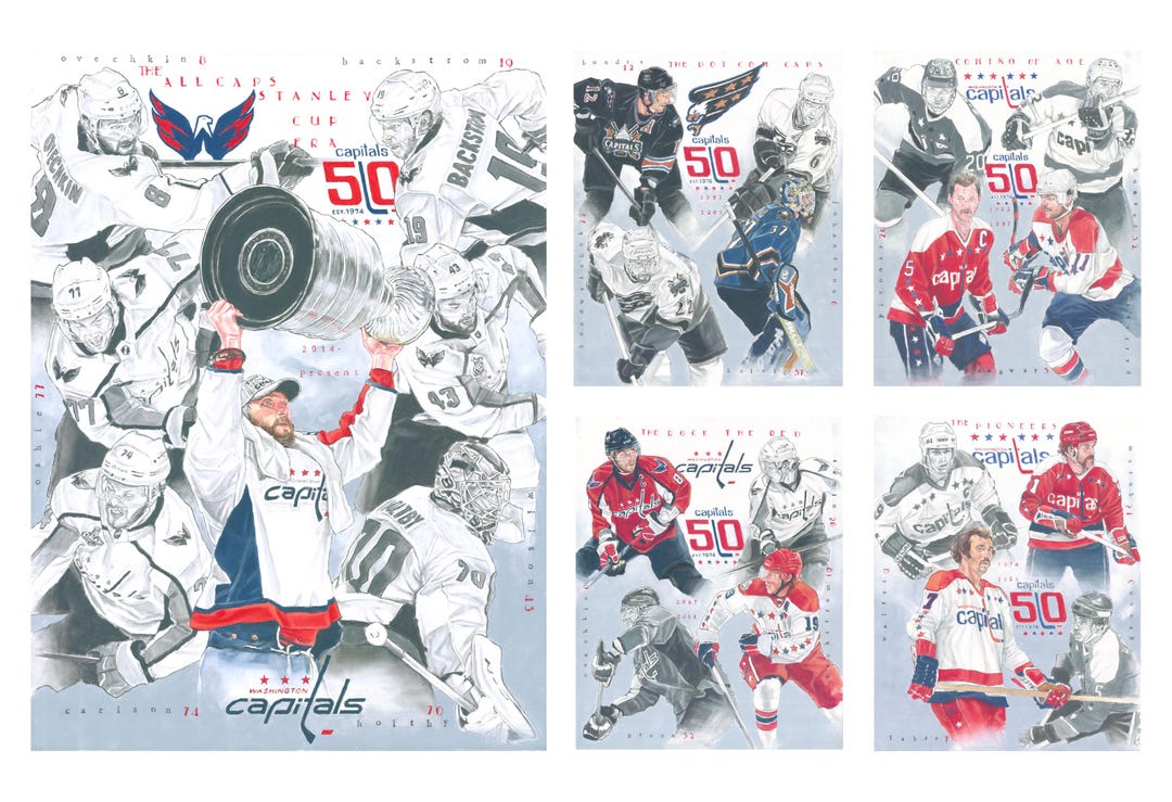 Capitals 50th Anniversary Print - Etsy