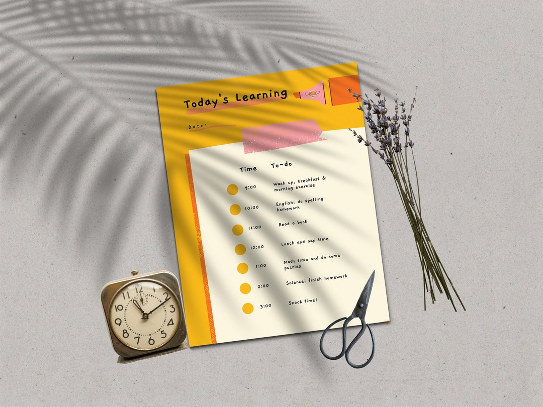 Learning & Schedule Planners. | Make a Schedule With These Beautiful ...