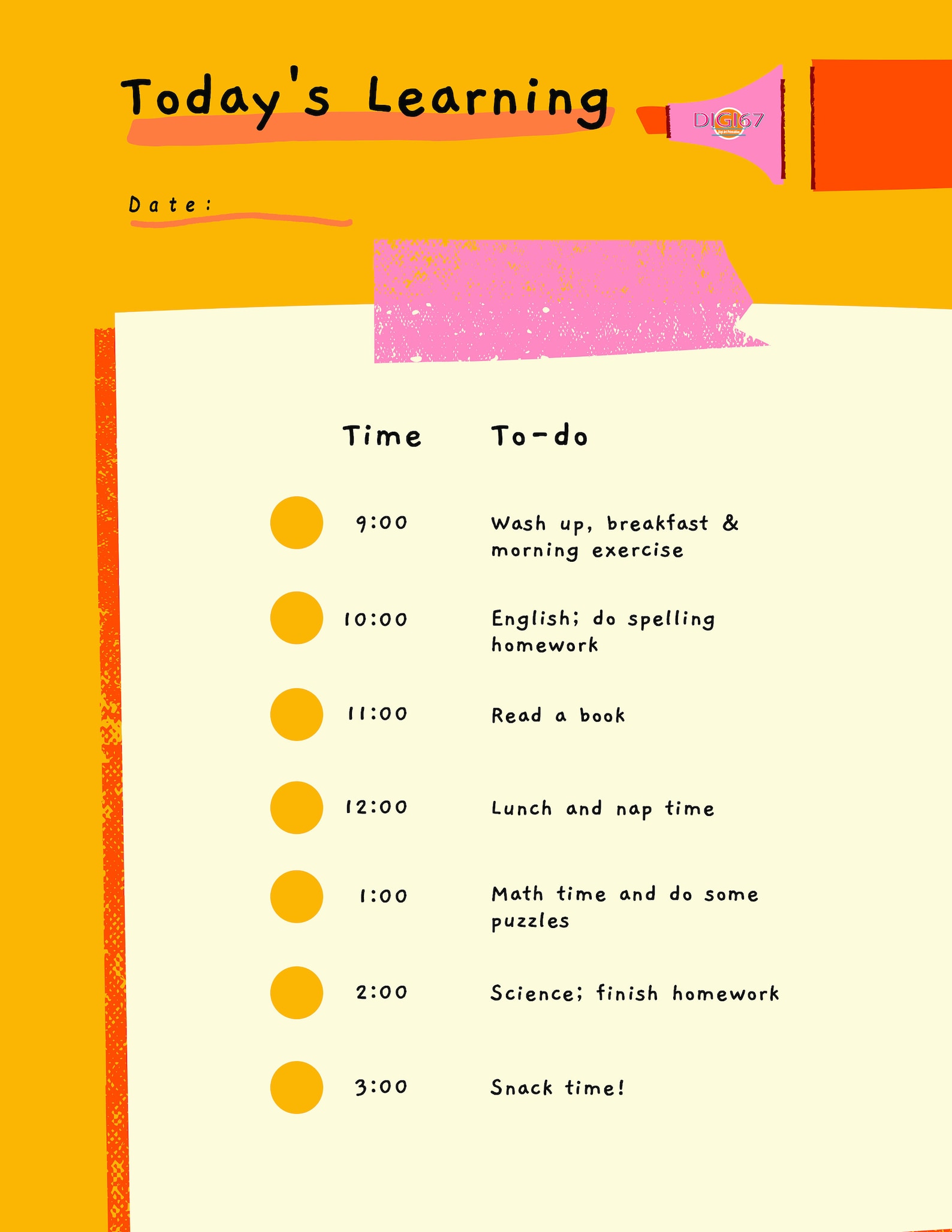 Learning & Schedule Planners. | Make a Schedule With These Beautiful ...