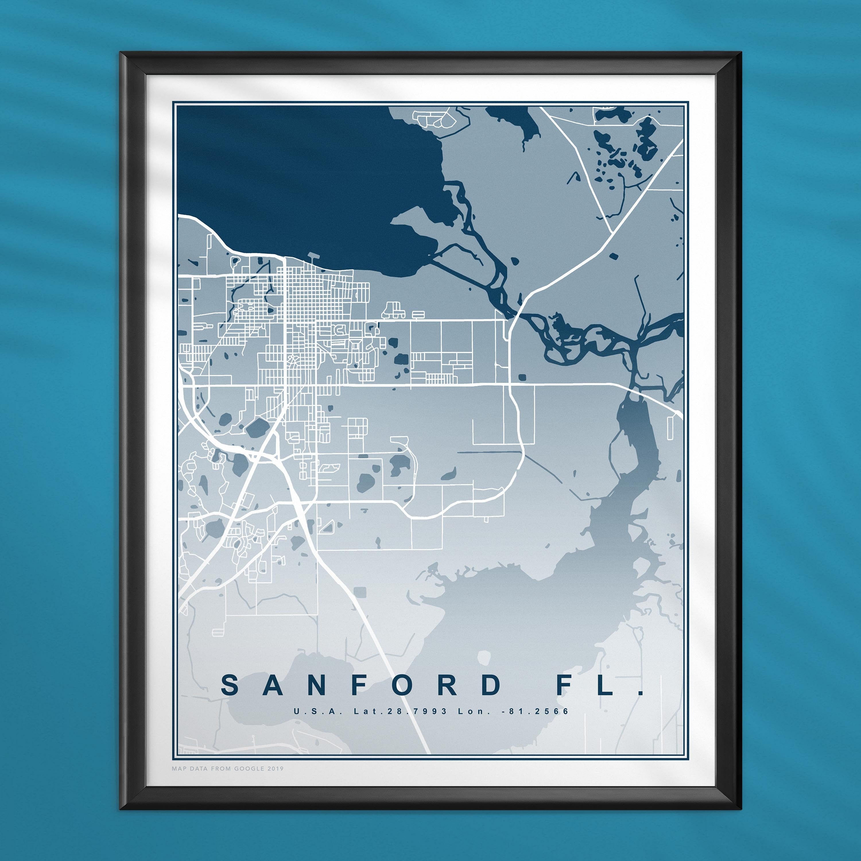 Sanford Fl Map