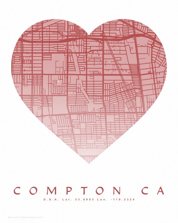 Stadtplan Von Compton