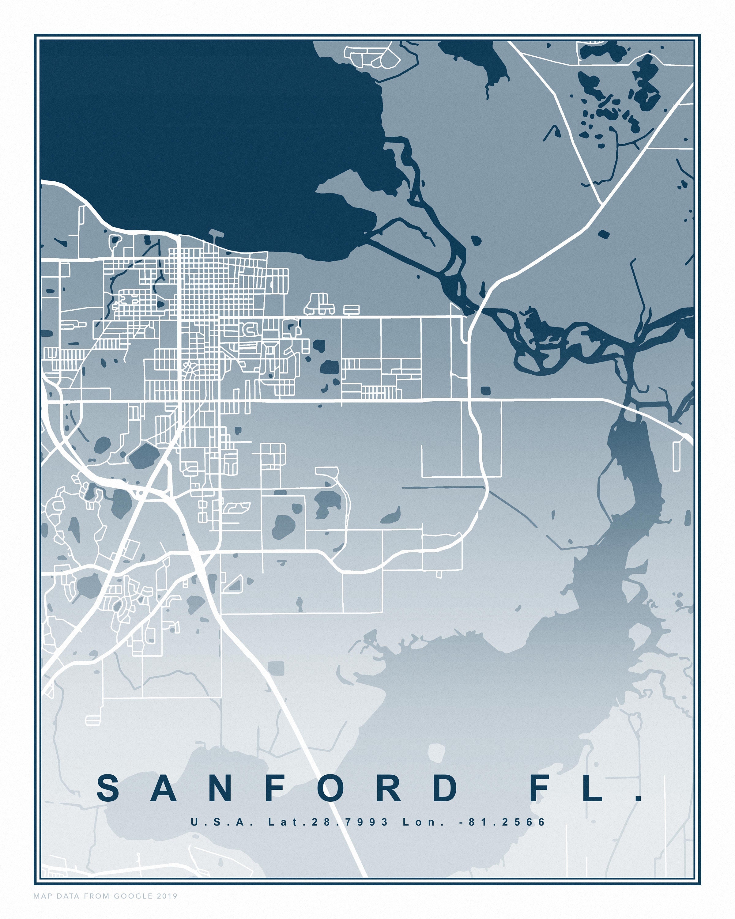 Sanford Fl Map