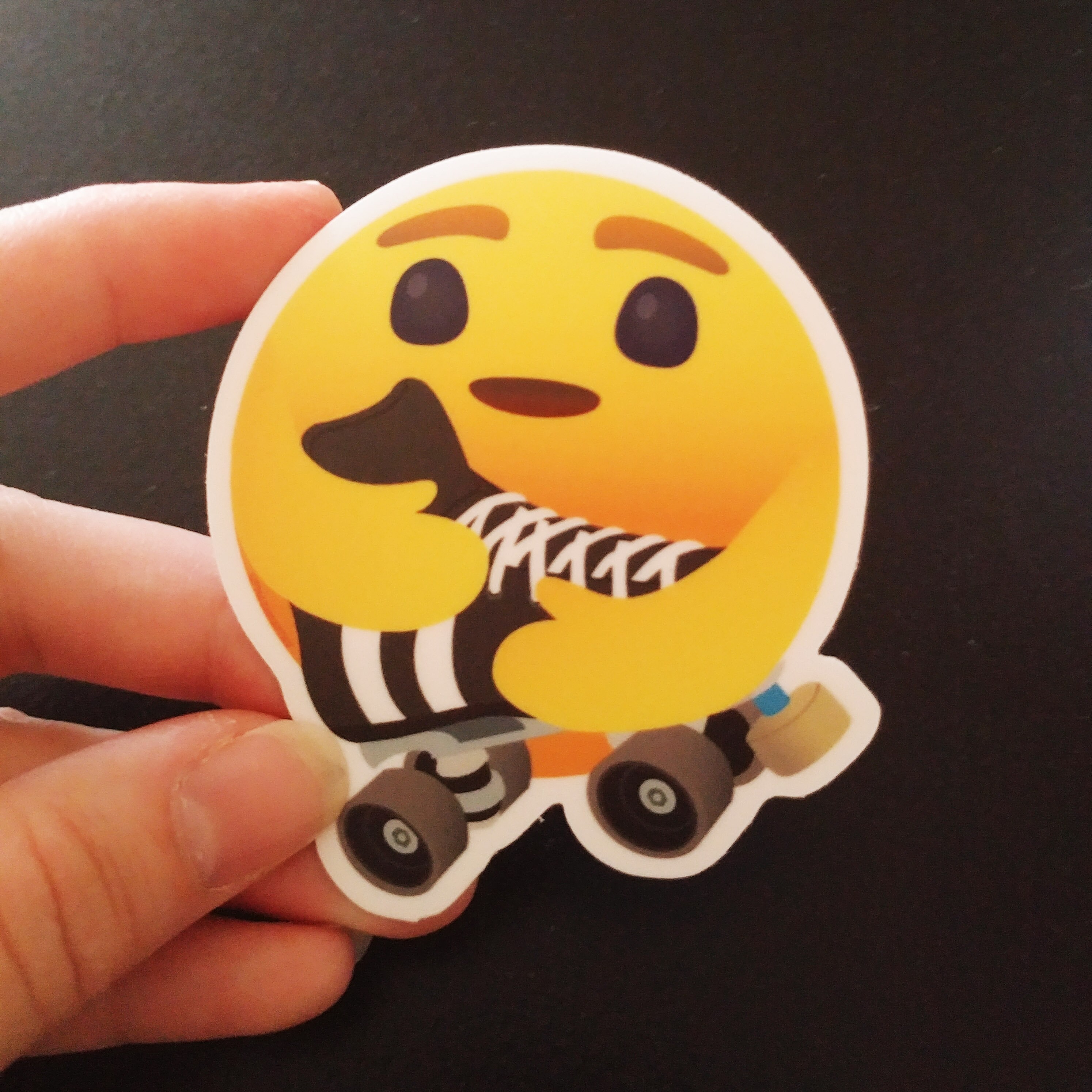 Roller Skate Amante Emoji Vinilo Pegatina | Etsy