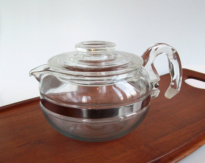 Vintage Pyrex 6 Cup Teapot Rangetop Ware Teapot Pyrex - Etsy