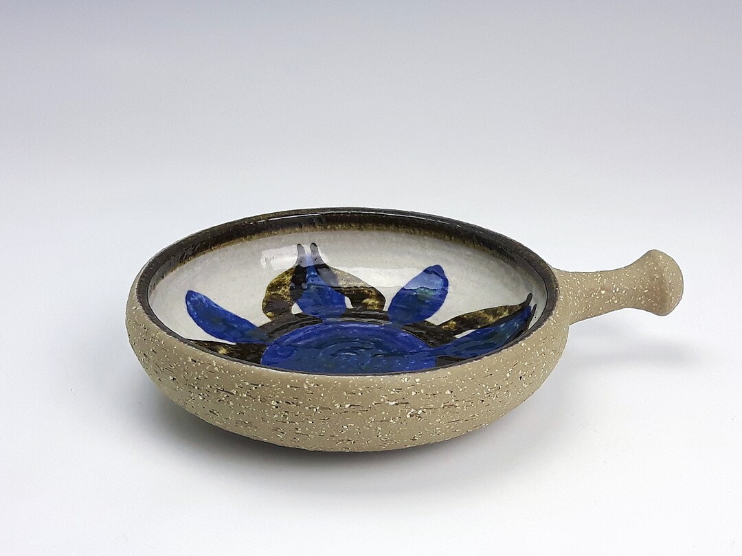 1970s Søholm Stentøj Bornholm Denmark Pottery Bowl With Handle Form ...