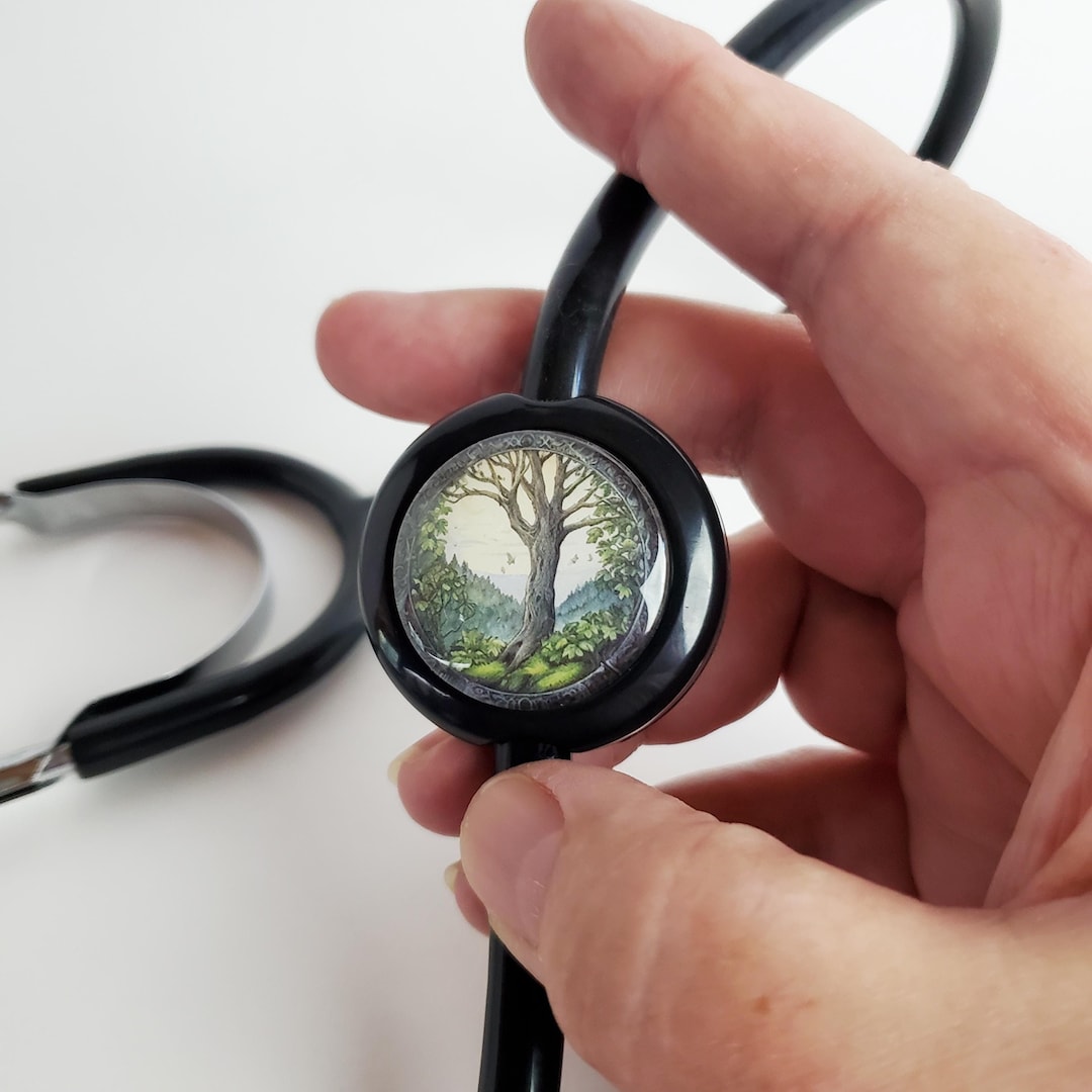 Stethoscope ID Tag, Tree of Life Littman Stethoscope Id Tag, Med School ...