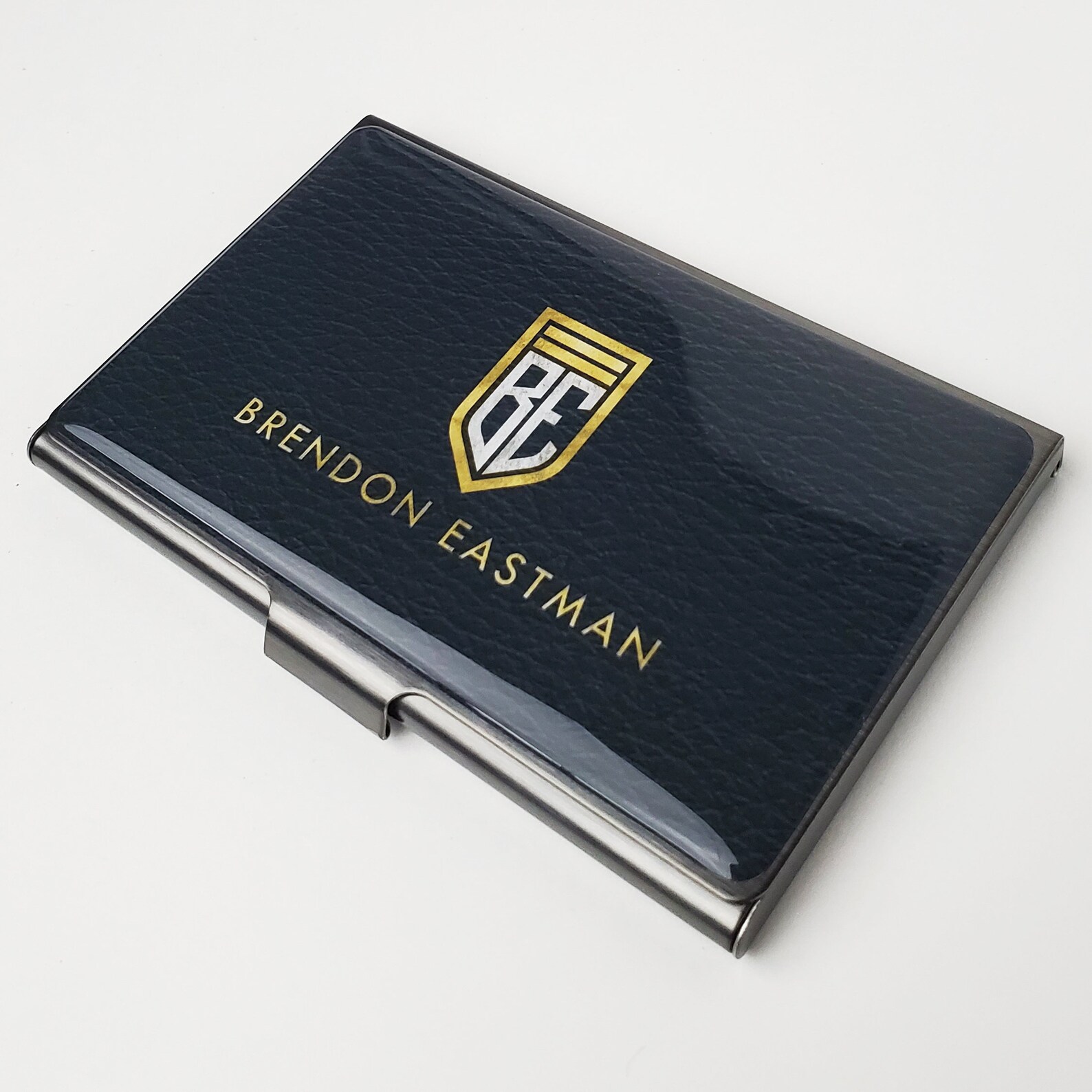 Mens Business Card Holder, Personalized Card Case, Gifts for Men, Card ...