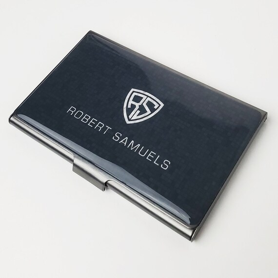 Mens Business Card Holder Personalized Card Case Gifts for Men Card Organizer Custom Card Holder Office Corporate Gift New Job Gift E143 Etsy UK