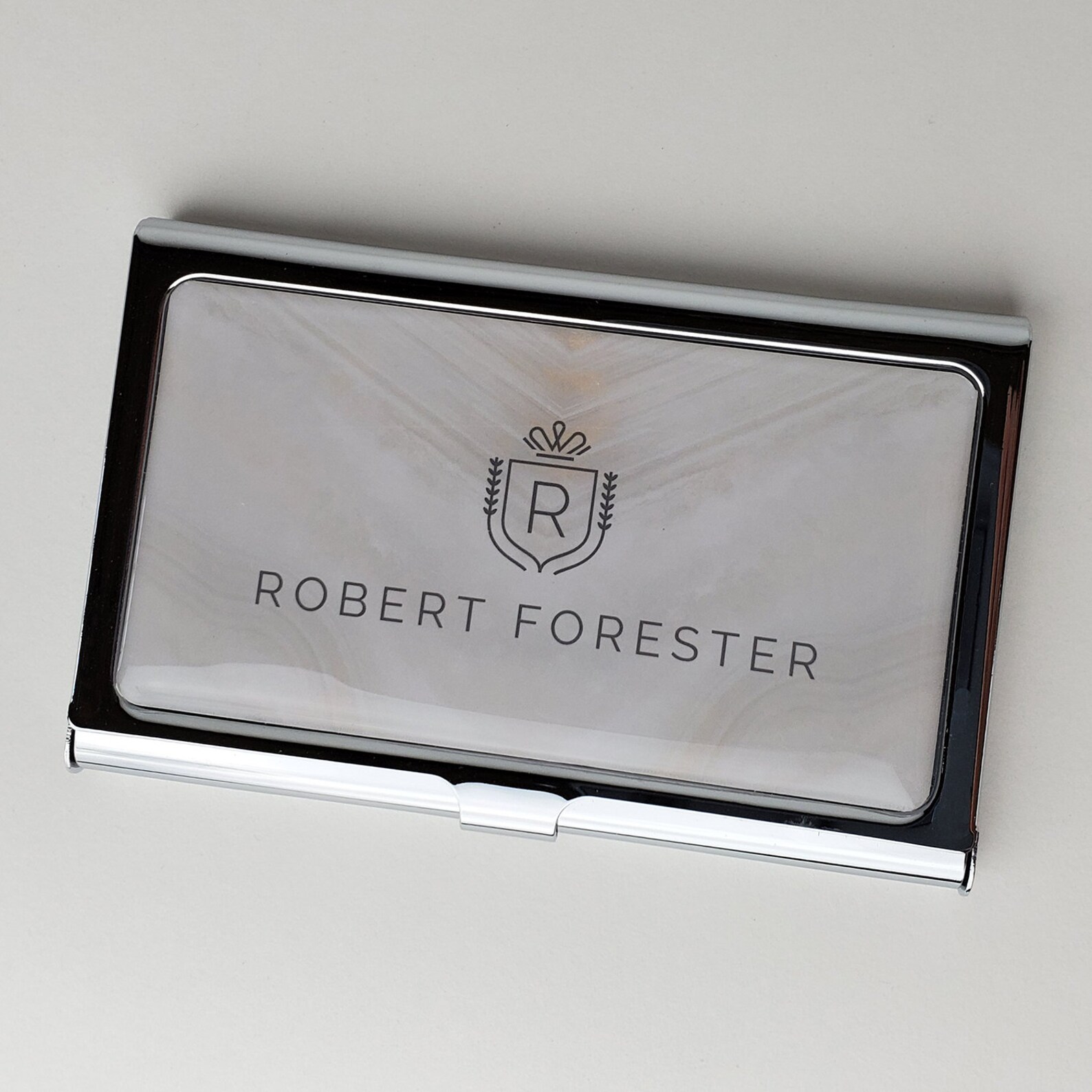 Mens Business Card Holder Personalized Card Case Gifts for - Etsy