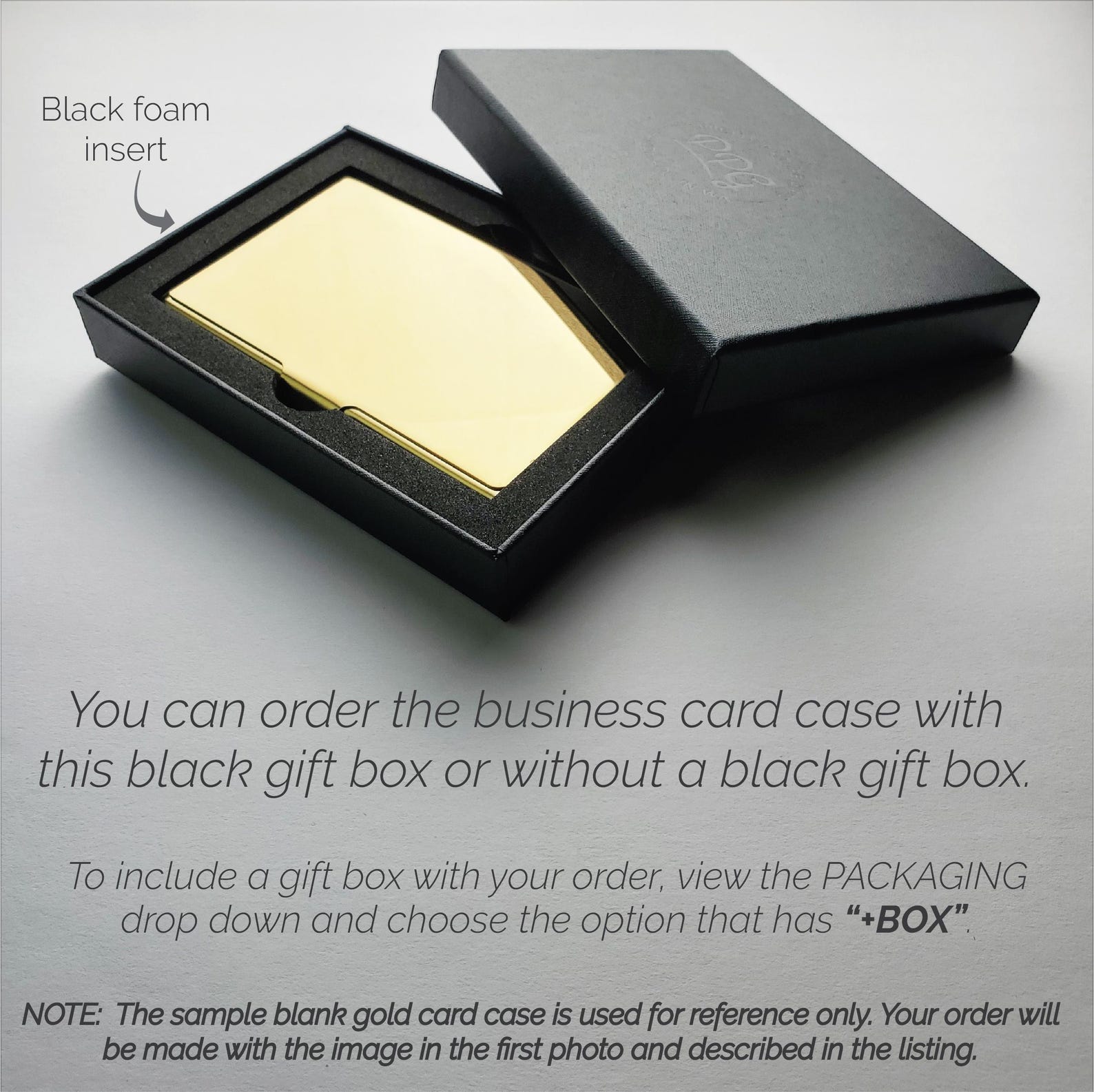 Personalized Gold Metal Card Case Wallet, Custom Business Card Holder ...