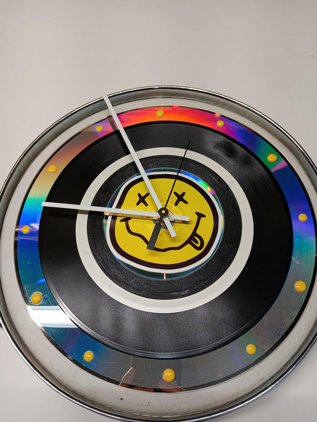 The 'original' Drum Skin Clock Collection #10 Nirvana - Etsy