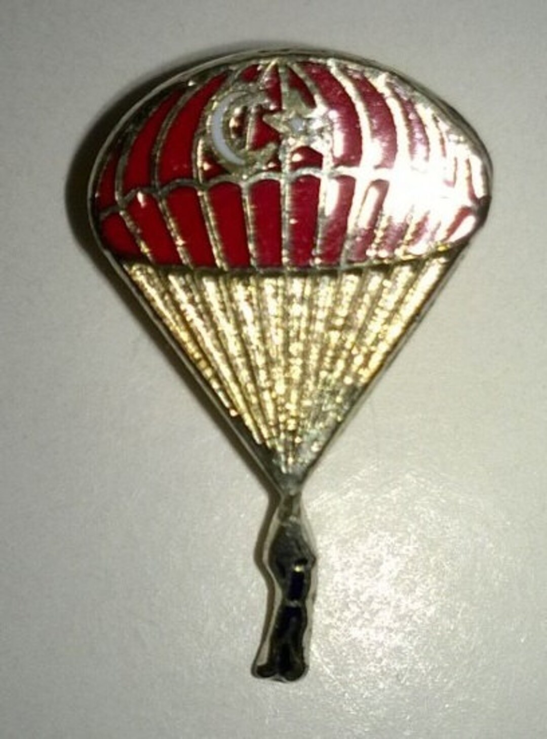 Vintage Pin - Paratrooper/parachute Pin - Russian - Etsy