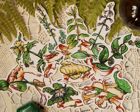 Paper Paper & Party Supplies Set stickers Snakes bujo bullet journal ...