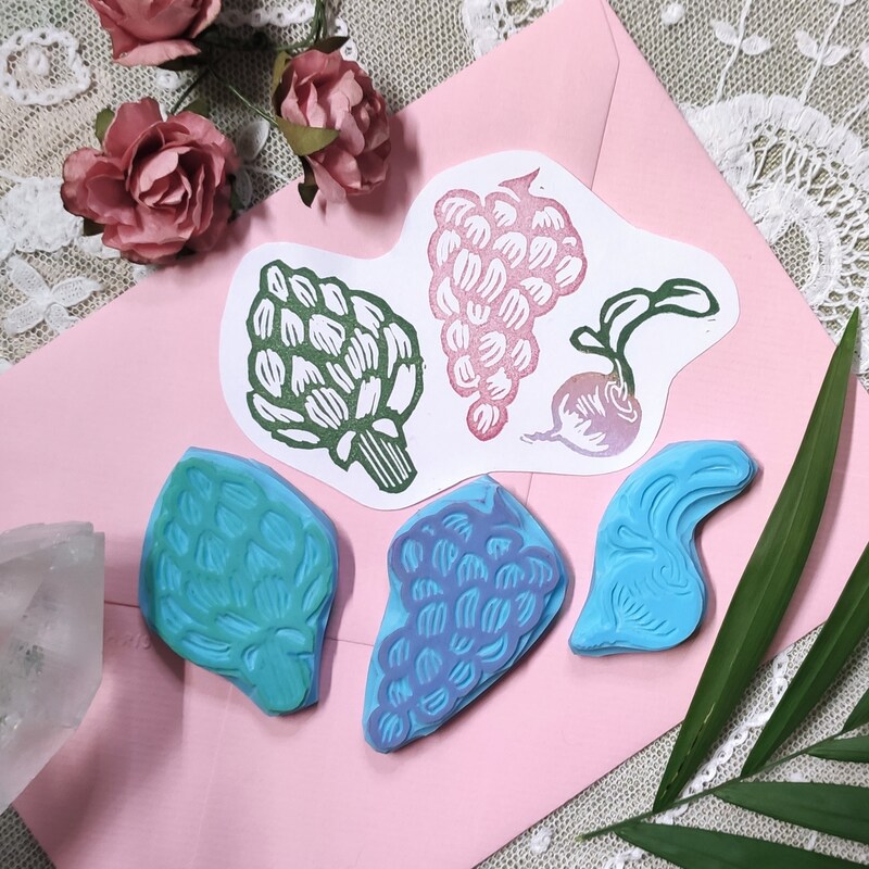 Vegetable Stamp - Etsy