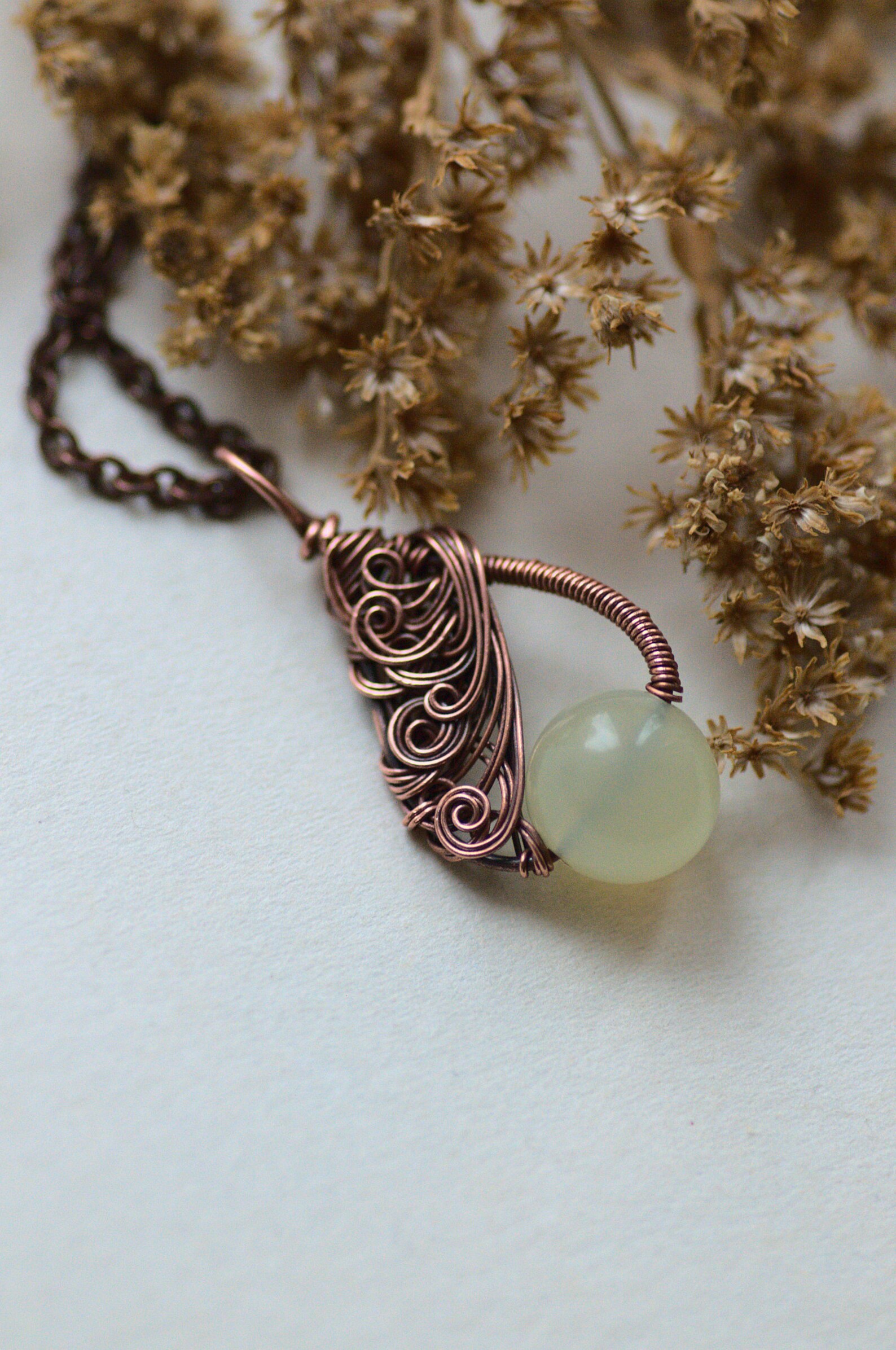 Spring Waves Necklace Tutorial, Wire Wrapping Wire Weaving Jewelry ...