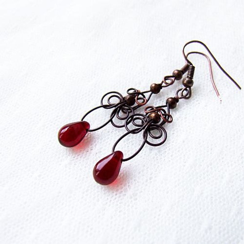 Wire Wrapped Baroque Drops Earrings Tutorial - Jewelry Tutorial - Easy ...