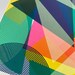 22cm X 22cm Unique Screen Print - Shapes Pattern Play - Etsy