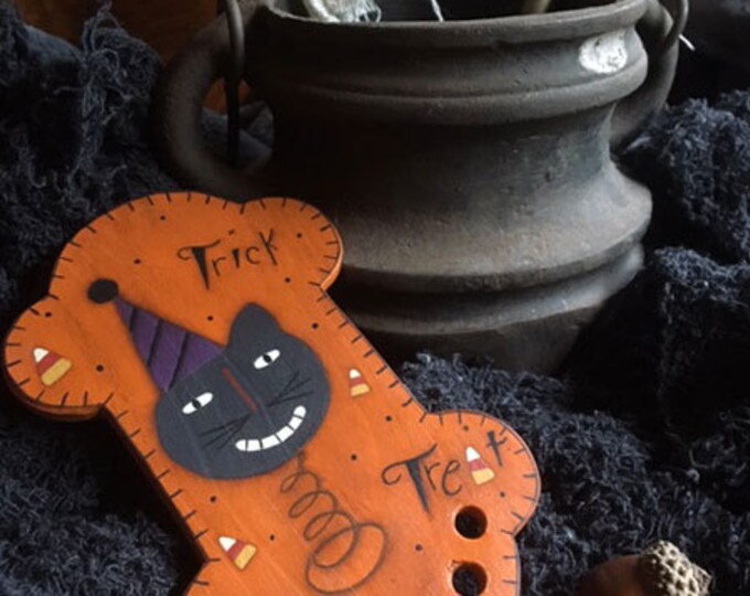 HALLOWEEN CAT Thread Keeper - Etsy