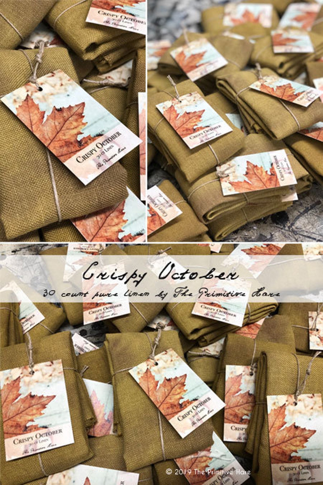 Crispy October Linen 30 Ct Standard Cut - Etsy