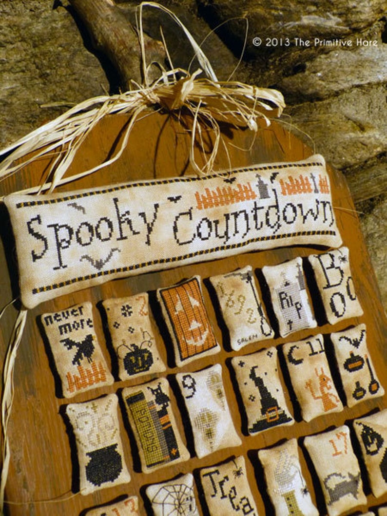 Spooky Countdown: 32 Different Patterns - Etsy