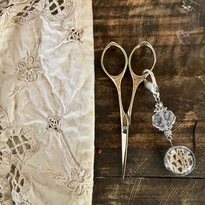 Crystal SCISSOR FOB / Jewel - Etsy