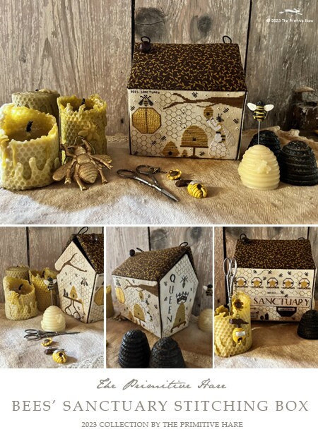 Bees Sanctuary Stitching Box PDF - Etsy