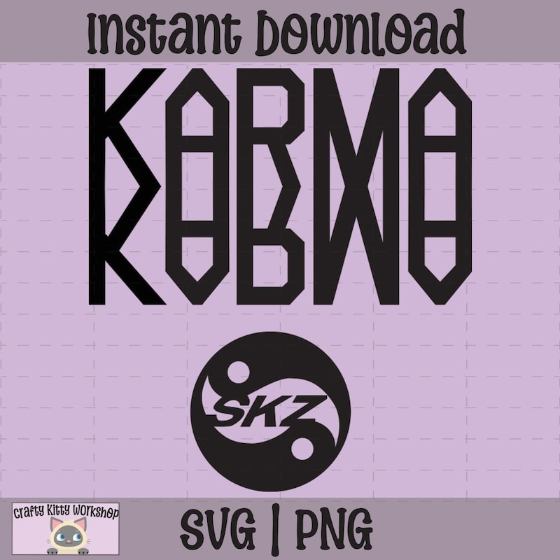 Karma Stray Kids Svg - Etsy
