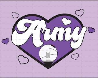 BTS + Army Logo Bundle - Svg Png Dxf Eps - Bangtan Kpop Graphics ...