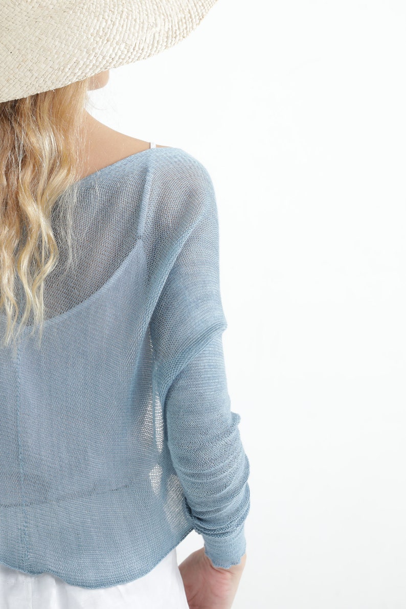 Light Sky Blue Cardigan Bolero Shrug Open Cardigan Wrap - Etsy