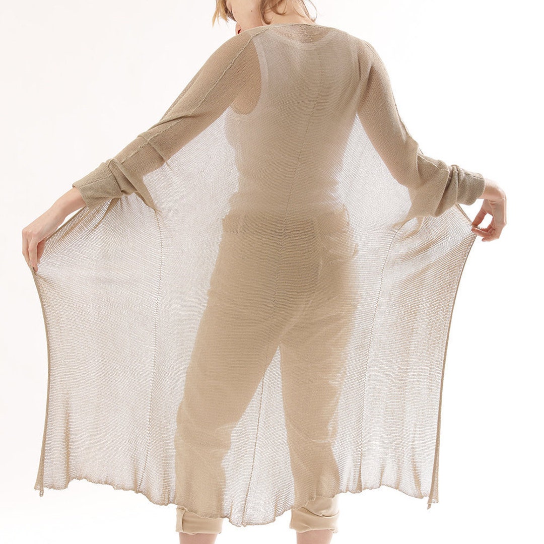 Cardigan for Women, Linen Cardigan, Cardigan Robe, All Year Cardigan ...
