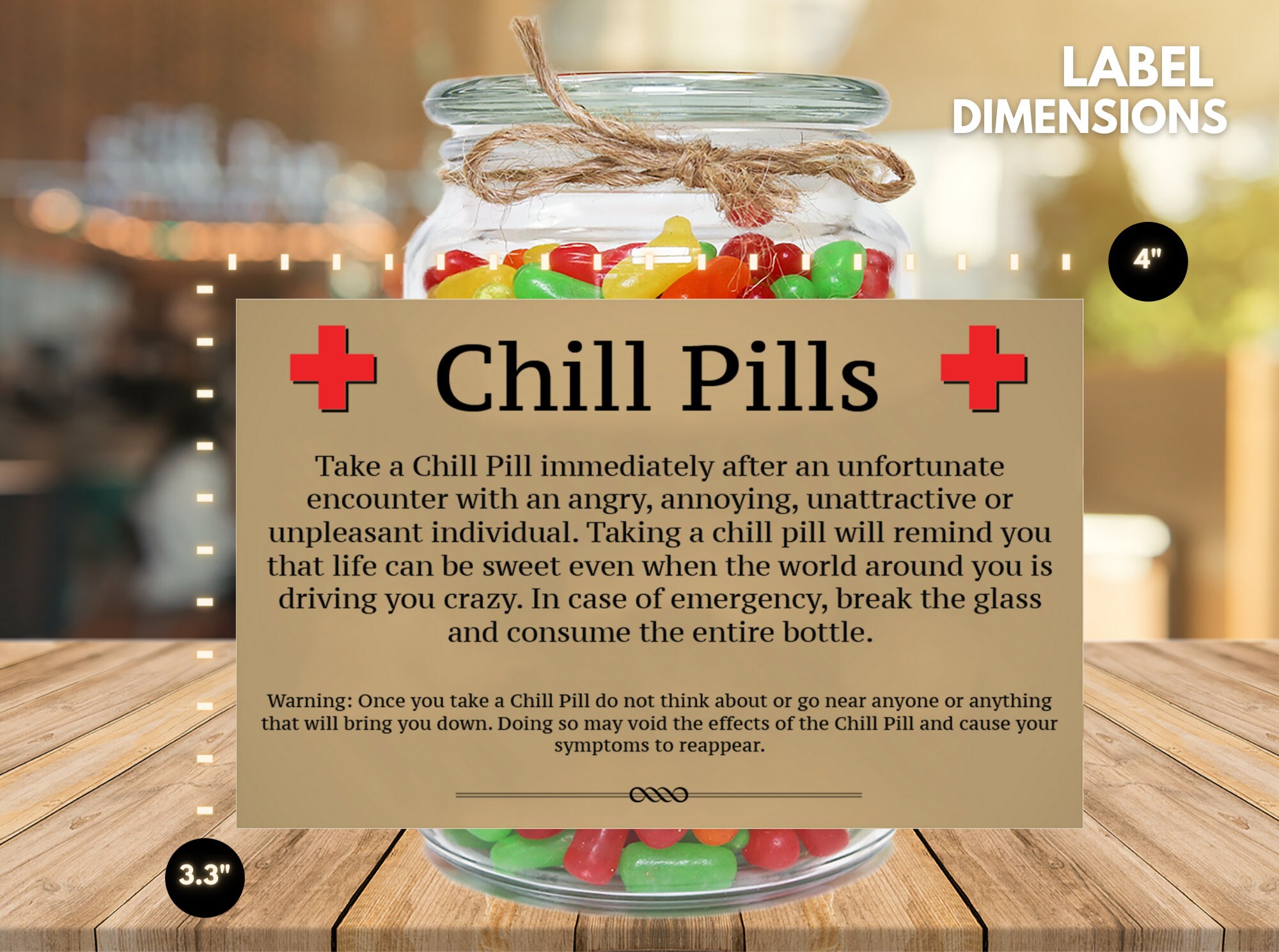 Chill Pill Gifts for Anyone Funny Printable Gifts - Etsy Hong Kong