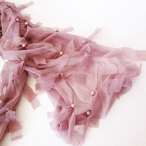Scarves for Women, Tulle Lilac Color Boho Oversize Scarf, Lace Scarf ...