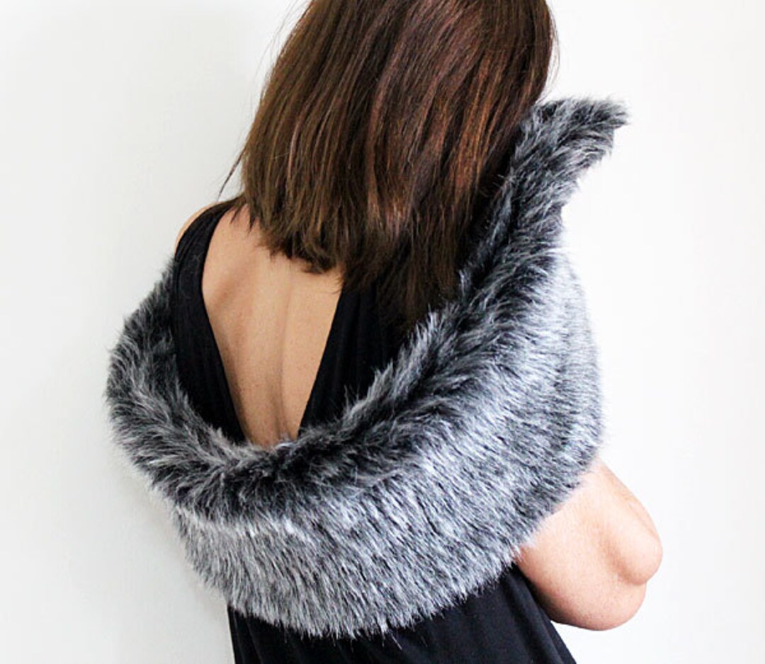 Faux Fur Shrug, Faux Fur Shawl, Fur Stole, Shrugs Boleros, Shoulder ...